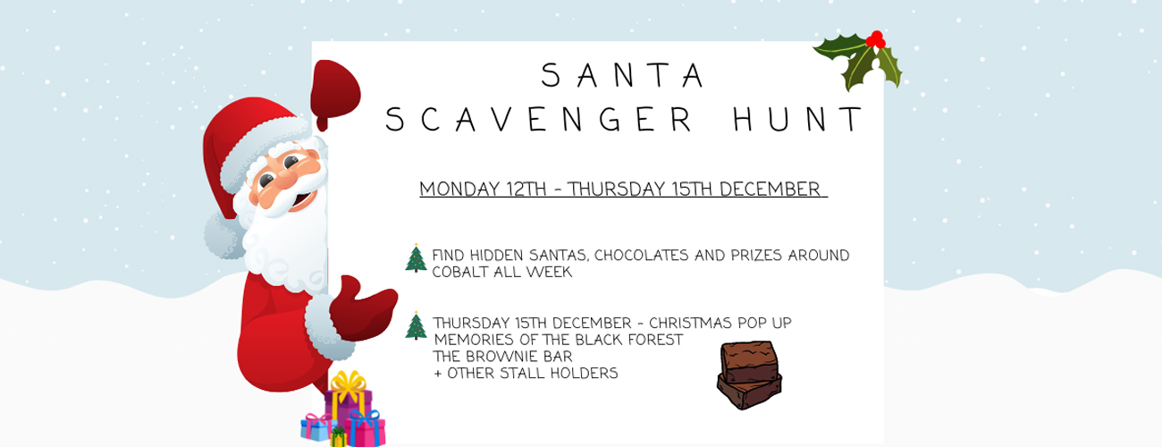 Santa Scavenger Hunt + Christmas pop up | More Cobalt